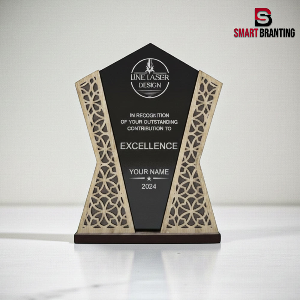 Buy Premium Laser Cut Corporate Excellence Award – Wooden & Acrylic ...